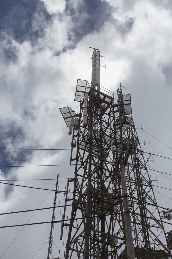 Multi-Tower Array stock image. Image of kefalonia, towers - 393947883