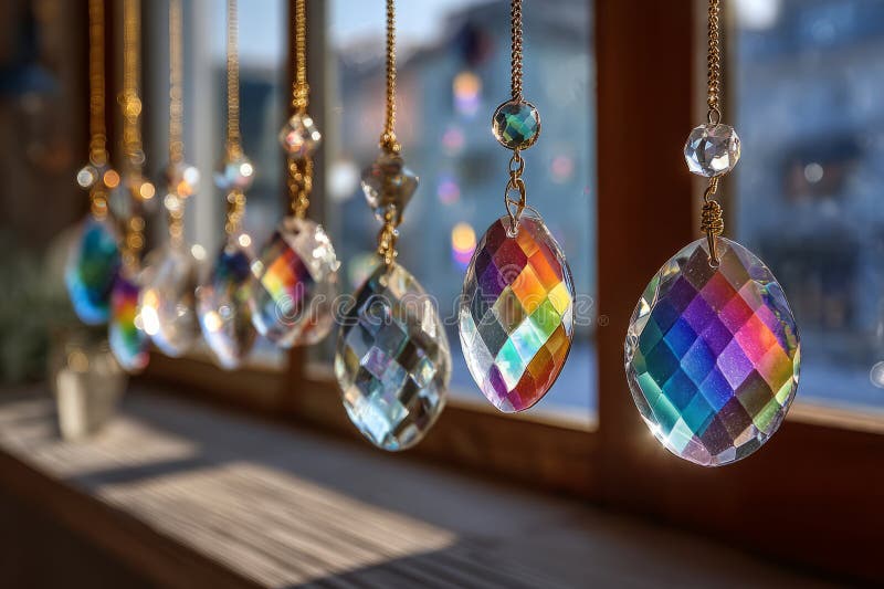 Hanging Crystal Sun Catchers Stock Photos - Free & Royalty-Free Stock ...