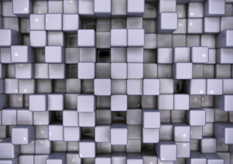 Multiple Cube Business Background for Presentation Stock Illustration ...