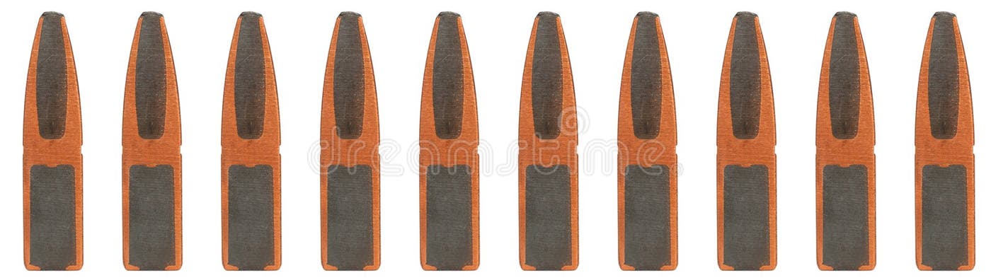 Copper Jacketed Bullets Stock Photos - Free & Royalty-Free Stock Photos ...