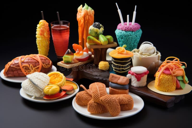 Multiple Food Items Stock Illustrations – 411 Multiple Food Items Stock ...