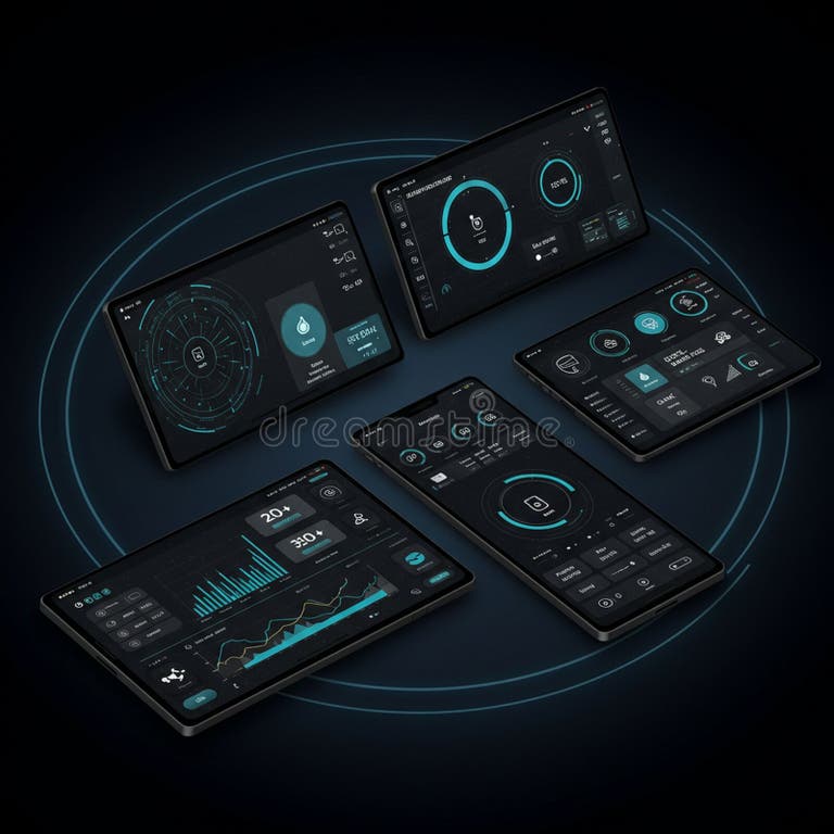 Themed Data Visualization Interface Stock Illustrations – 960 Themed Data Visualization ...