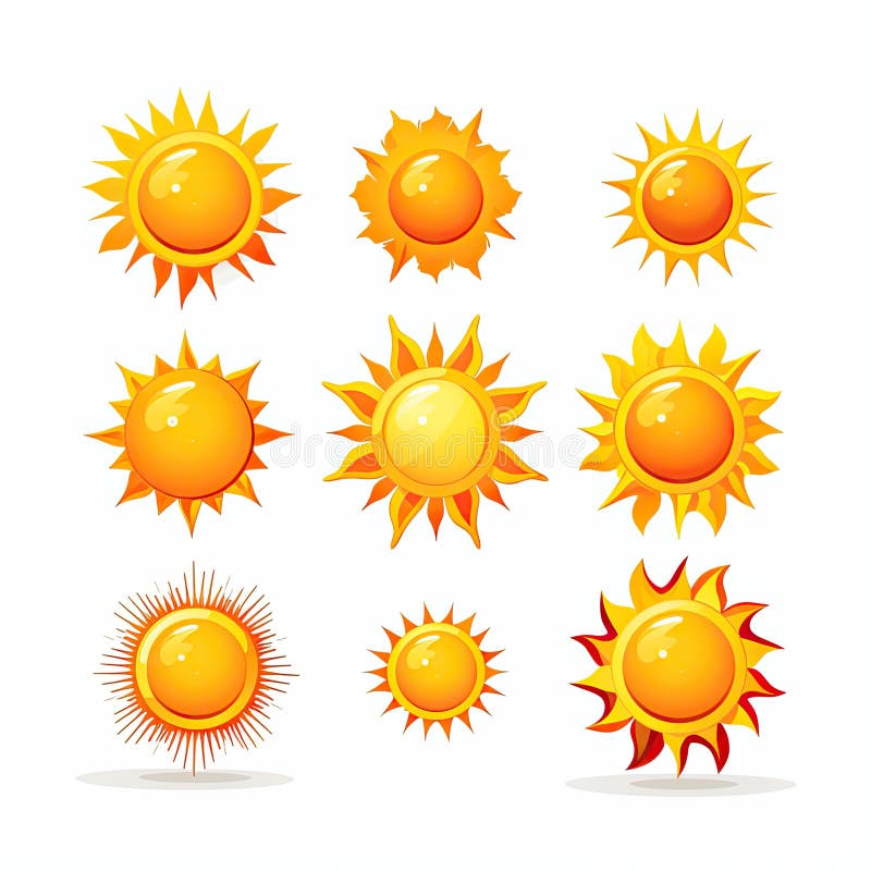Sun clipart vector design stock illustration. Illustration of sunny ...