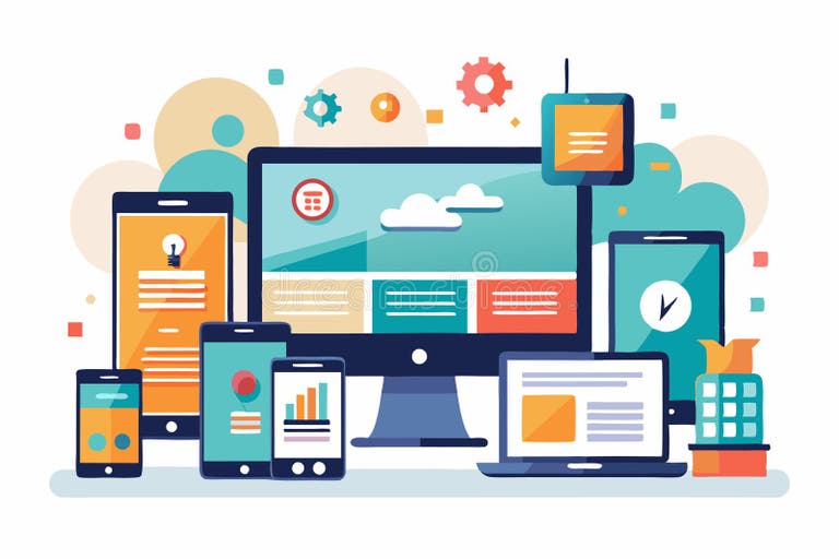 Devices Designs Stock Illustrations – 1,512 Devices Designs Stock ...