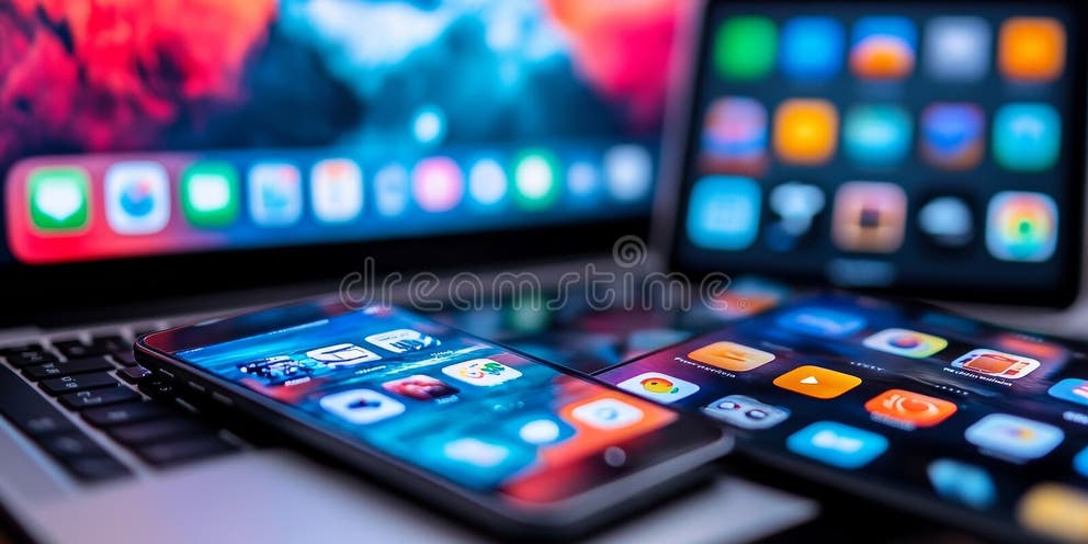 Multiple Devices Streaming, Showcasing Cross-Platform Compatibility and ...