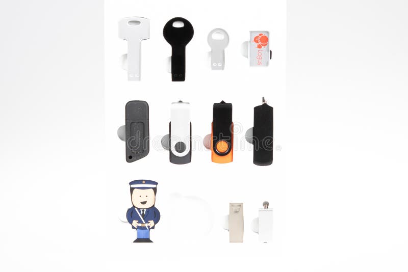 Multiple Different Usb Key for Adv Advertising Mockup for Template and ...