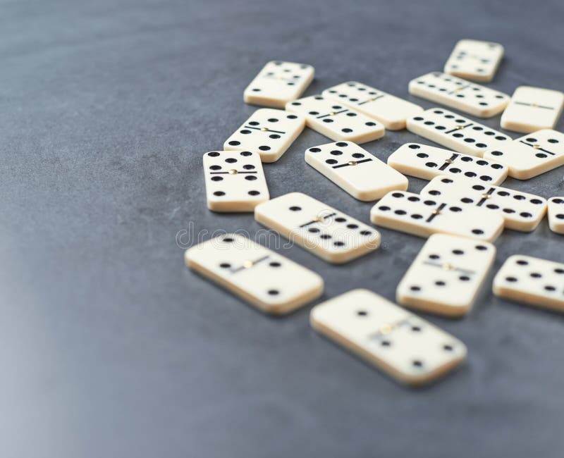 Multiple Domino Bones Composition Stock Image - Image of domino ...