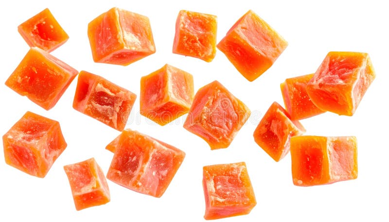 Multiple Dried Papaya Cubes Stock Photos - Free & Royalty-Free Stock ...