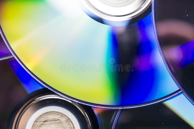 Multiple dvd disks stock image. Image of storage, rewritable - 107332963