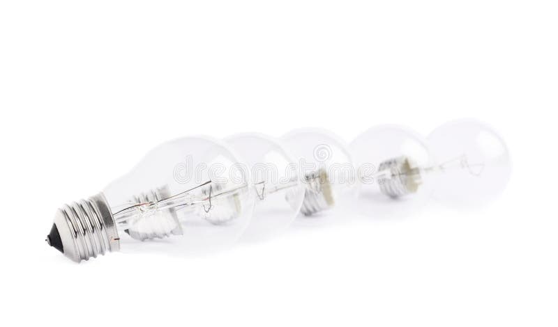 Multiple Electric Bulbs Composition Stock Image - Image of energy ...