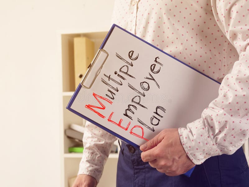Multiple Employer Plan MEP is Shown on the Conceptual Business Photo ...