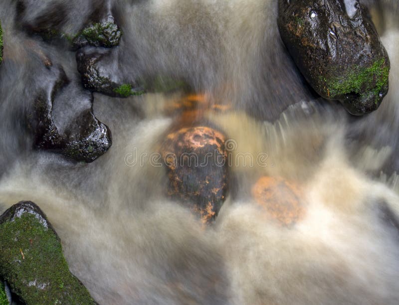Multiple Exposure Composite from the Top of the Stream and Rocks of a ...