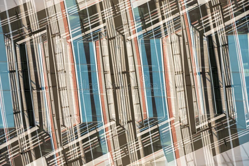 Multiple Exposure Modern Abstract Architecture Building Ads Banner ...