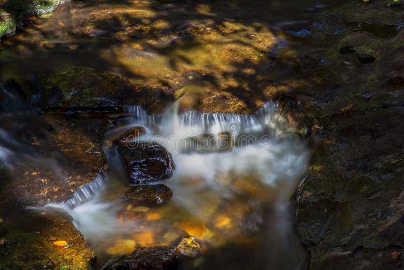 Multiple Exposure of the Stream of a River I Stock Image - Image of ...