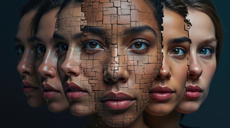 Exploration of Identity through Fragmented Faces Reflecting Diverse ...