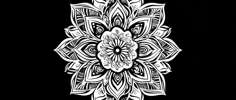 In Multiple Fields of Art and Design, Abstract Mandala Line Art ...