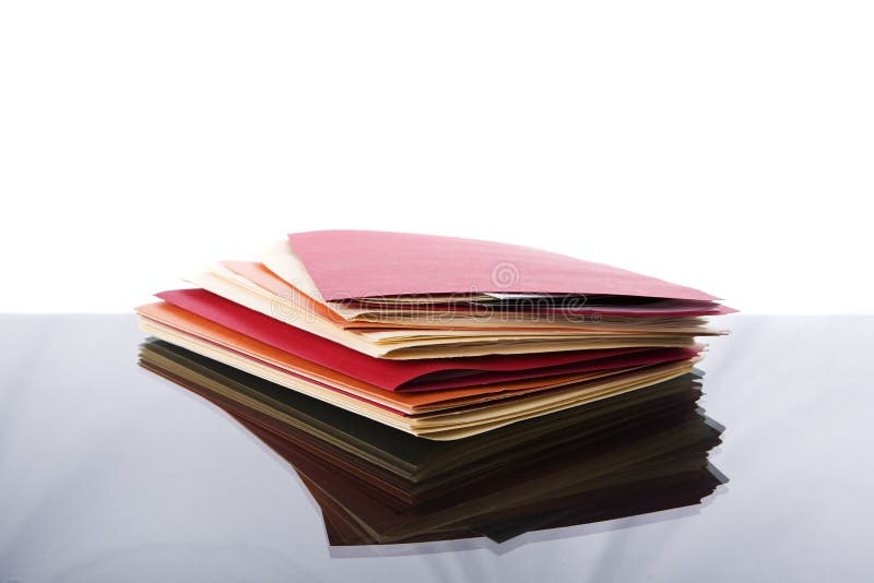 Multiple Files stock image. Image of white, stack, business - 31300075