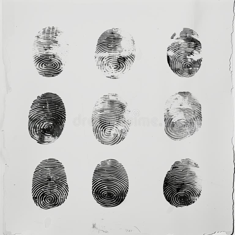 Document Fingerprints Stock Illustrations – 102 Document Fingerprints ...
