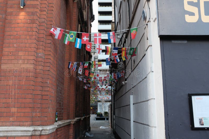 Multiple Flags of Different Countries Competing in the World Cup ...
