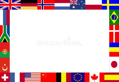 Multiple flags frame stock illustration. Illustration of switzerland ...