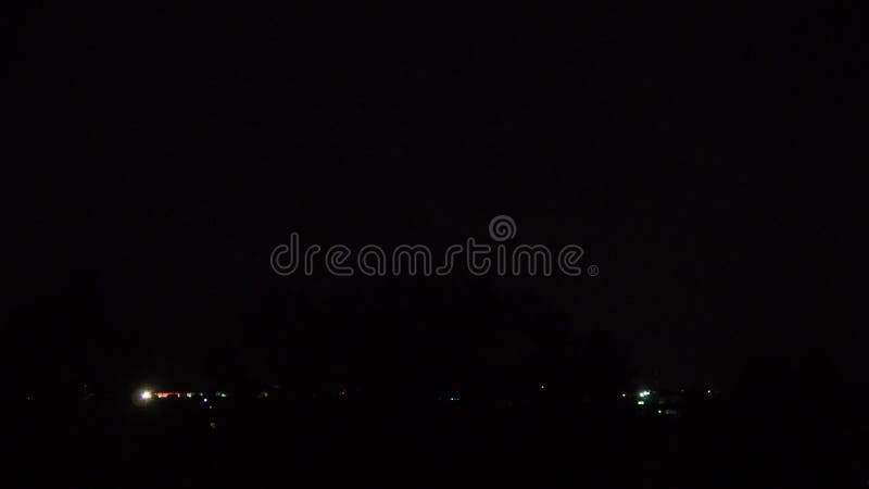 Multiple Flashes of Light and Lightning, July in Serbia. Lightning ...