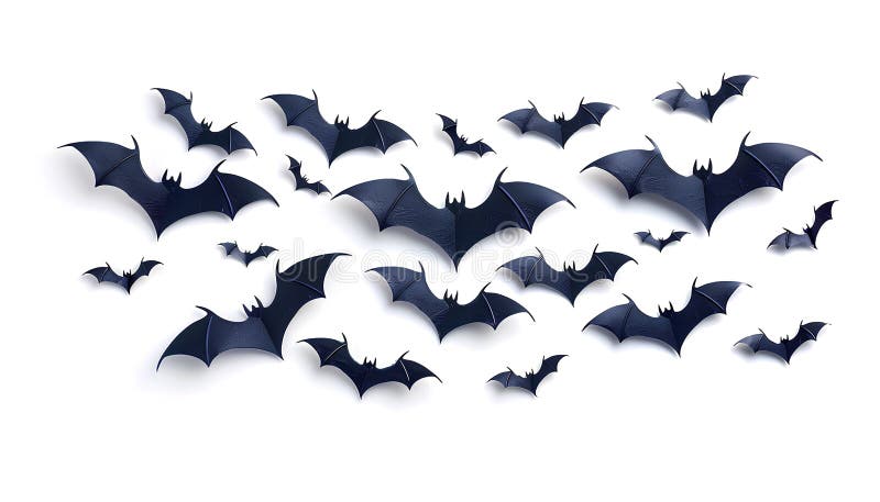 Multiple Flying Bats Stock Illustrations – 52 Multiple Flying Bats ...