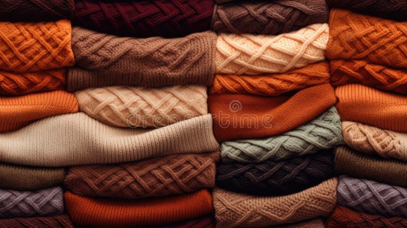Used Clothes Folded To Form Square Stock Photos - Free & Royalty-Free ...