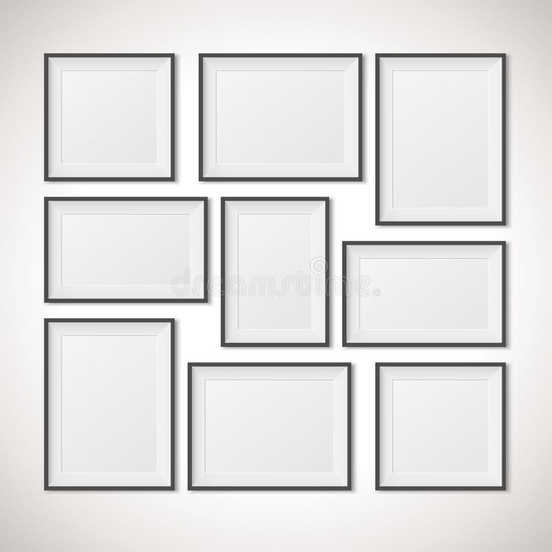 Multiple Frames stock vector. Illustration of label, grey - 54666873