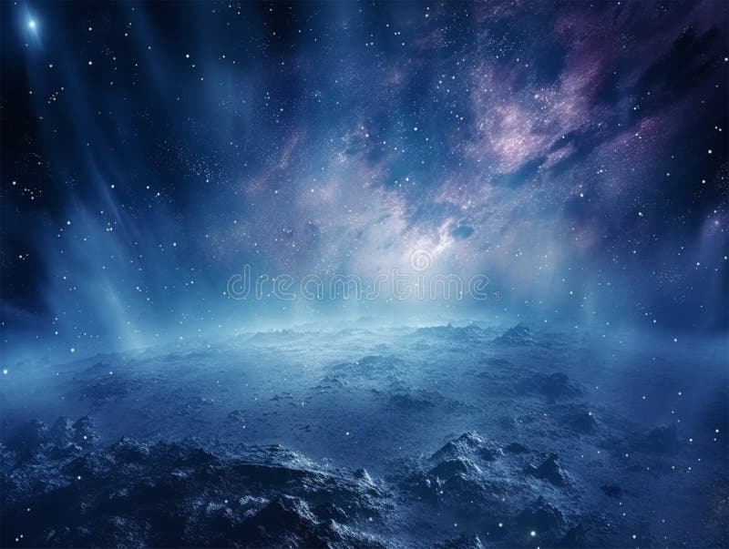 Multiple Galaxy and Beautiful Nebula 3d Rendering High Quality Stock ...