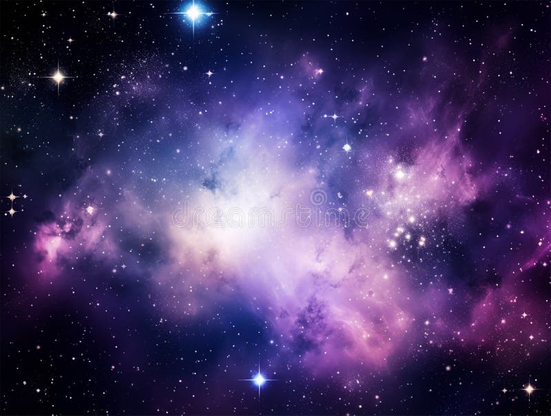 Multiple Galaxy and Beautiful Nebula 3d Rendering High Quality Stock ...