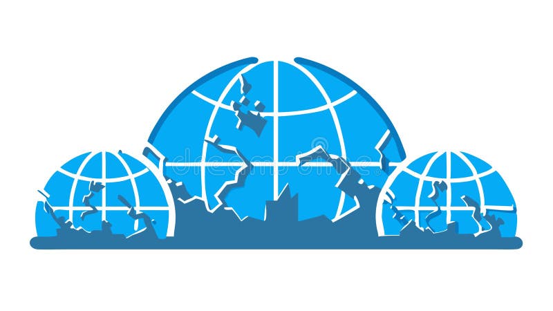 Multiple Globes Forming a Network, Global Communication ...