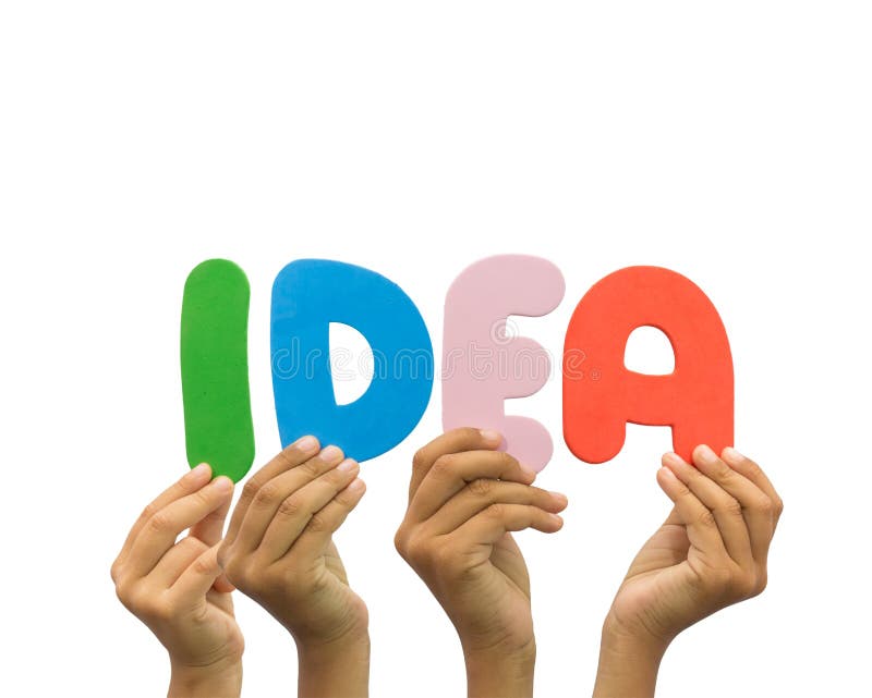 Multiple Hands Holding Alphabets To Form the Word Education on White ...