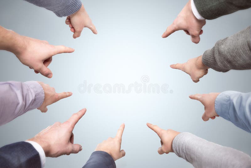 207 Hands Pointing To Center Stock Photos - Free & Royalty-Free Stock ...