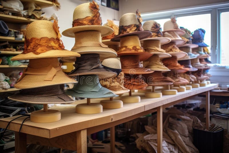 Multiple Hat Frames Waiting for Final Touches Stock Illustration ...