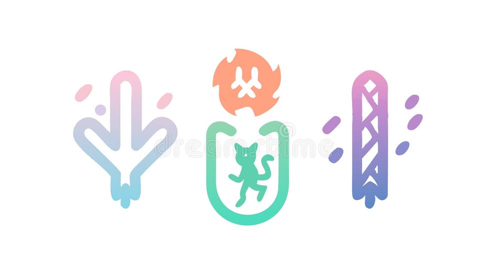 Multiple Hazard Symbols, Warnings and Risks, Vector Design Generative ...