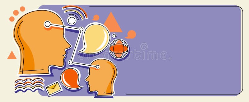 Heads Connected Stock Illustrations – 337 Heads Connected Stock ...