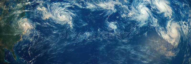 Powerful Hurricanes Swirl Over the Atlantic and Pacific Oceans in View ...
