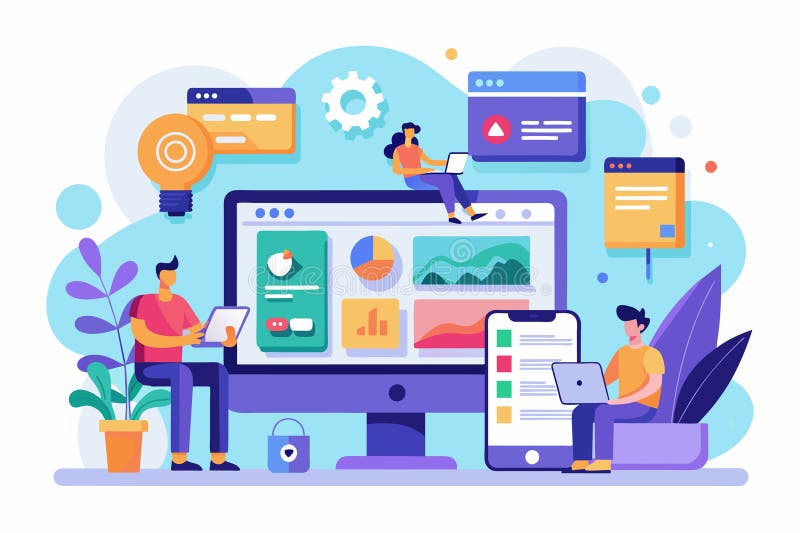 Multiple Individuals are Engaged in a Collaborative Task on a Computer ...