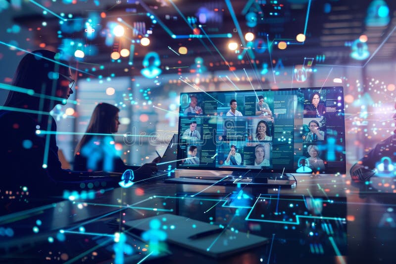 Multiple Individuals Gathered Around a Computer Screen, Engaged in a ...