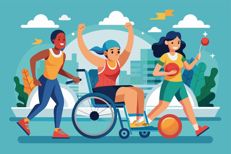 Multiple Individuals in Wheelchairs Participating in an Event or ...