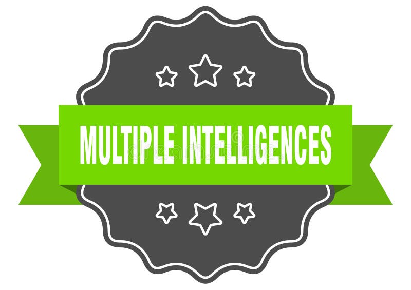 Multiple Intelligences Label Stock Vector - Illustration of banner ...