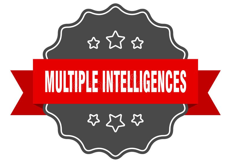Multiple Intelligences Banner. Multiple Intelligences Ribbon Label Sign ...