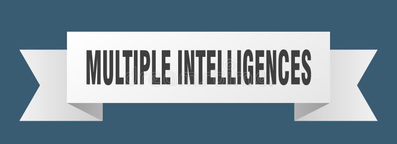 Multiple Intelligences Ribbon. Stock Vector - Illustration of template ...