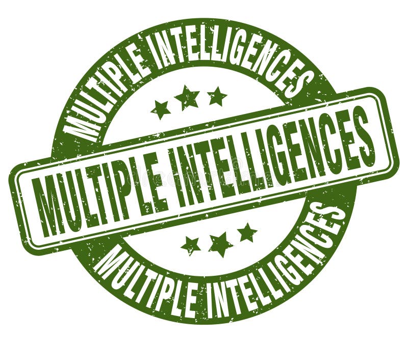 Multiple Intelligences Stamp. Multiple Intelligences Label. Round ...