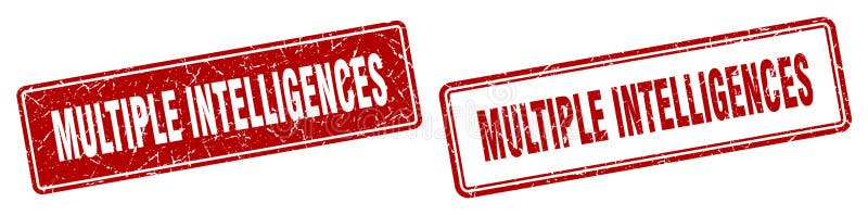 Multiple Intelligences Stamp Set. Multiple Intelligences Square Grunge ...