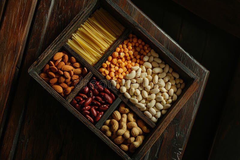 Multiple Kinds of Pasta and Spices. Cooking Theme Stock Photo - Image ...