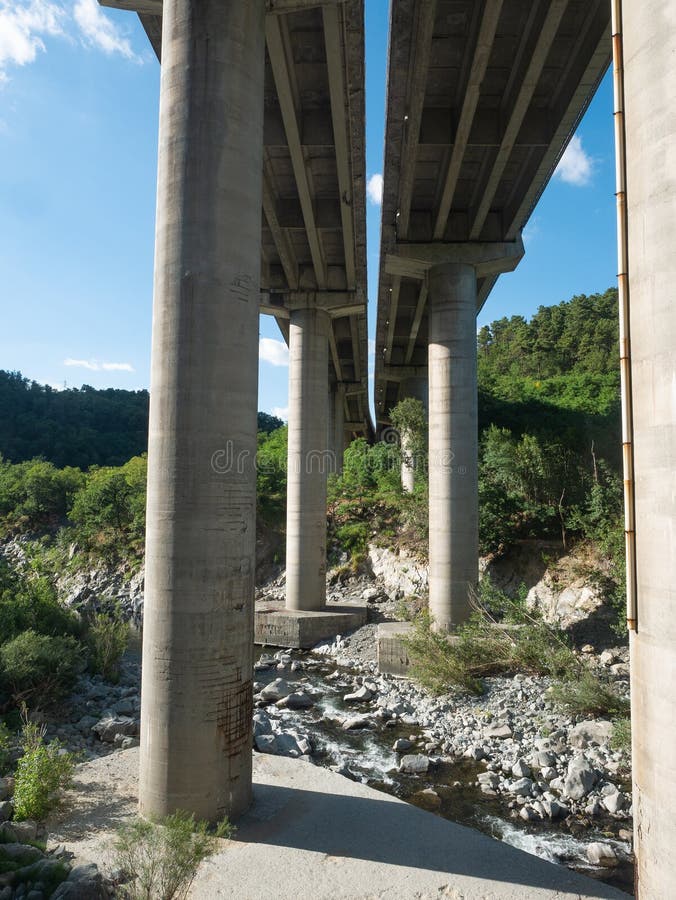 Multiple Highway Signs Pointing in Same Direction Stock Image - Image ...