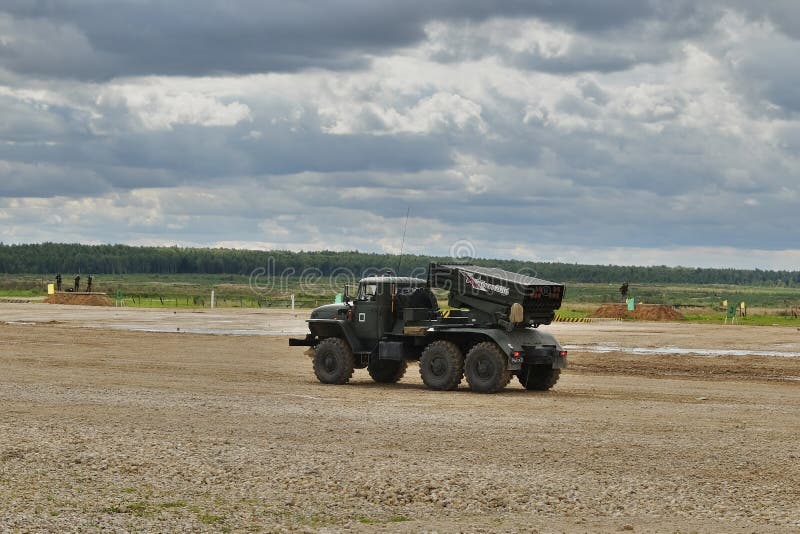 Multiple Launch Rocket System Editorial Stock Photo - Image of army ...