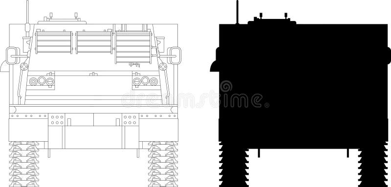 Multiple Launch Rocket System. Military Missile Tactical Artillery ...