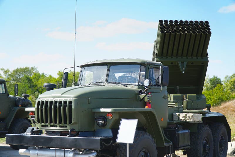 Multiple Launch Rocket System Stock Photo - Image of army, lorry: 134303230